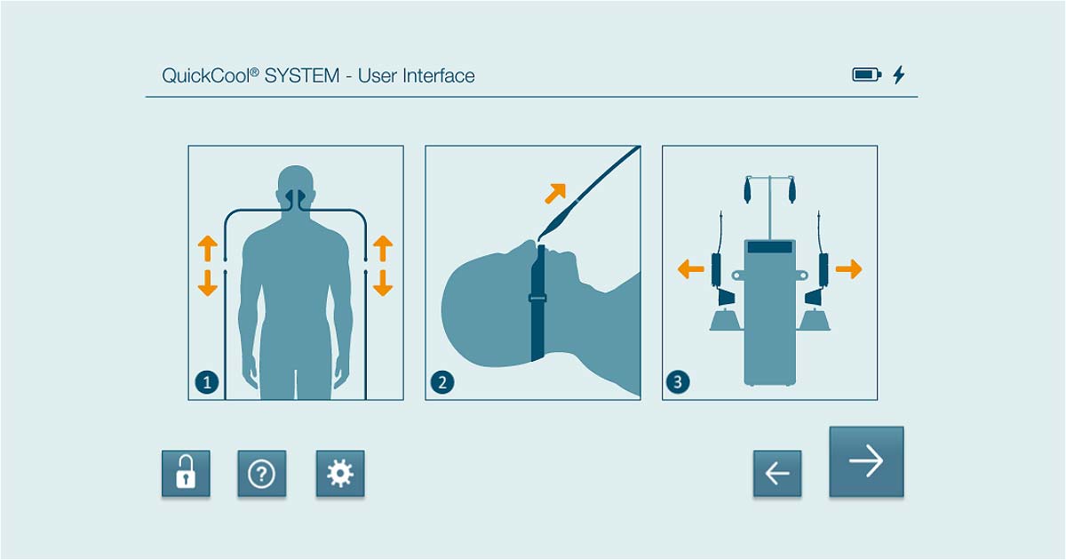 User interface instructions – Design and illustrations